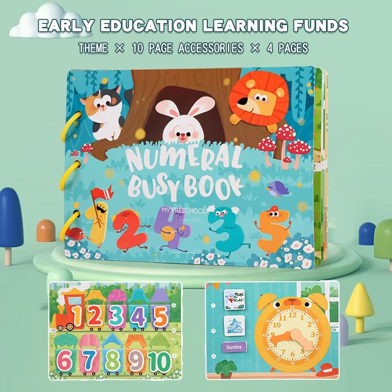 Busy Activity Book – Early Learning Educational Toy – JustForKids